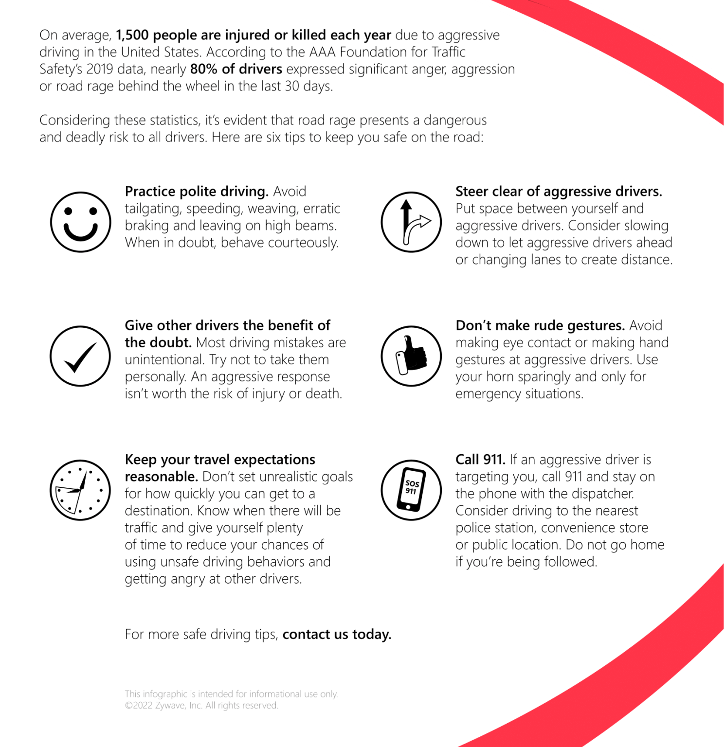 Six Tips to Prevent Road Rage